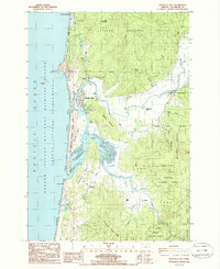 Hi-Res Interactive Map of Nestucca Bay, Tillamook County, OR in 1985 | Pastmaps